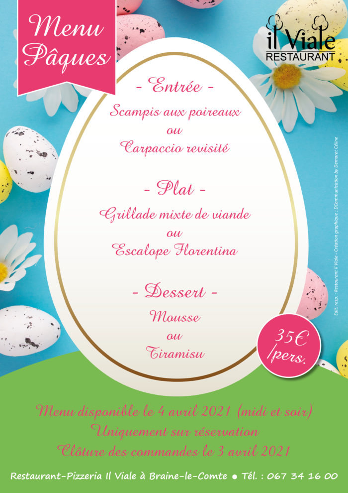 Menu De Paques Avec Du Veau at Tamara Wickline blog